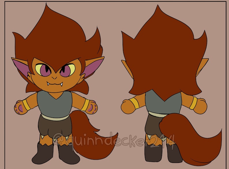 Buy Eberwolf the Owl House Toh Inspired Plush Online in India - Etsy