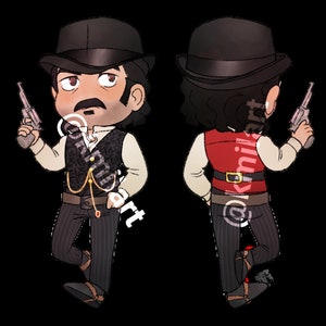 Arthur Morgan | Acrylic Keychain | Red Dead Redemption Inspired | RDR2 ...