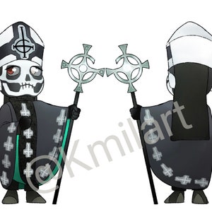 Ghost Band Acrylic Keychain Copia Terzo Ghoul PRE ORDERS/RESTOCK - Etsy