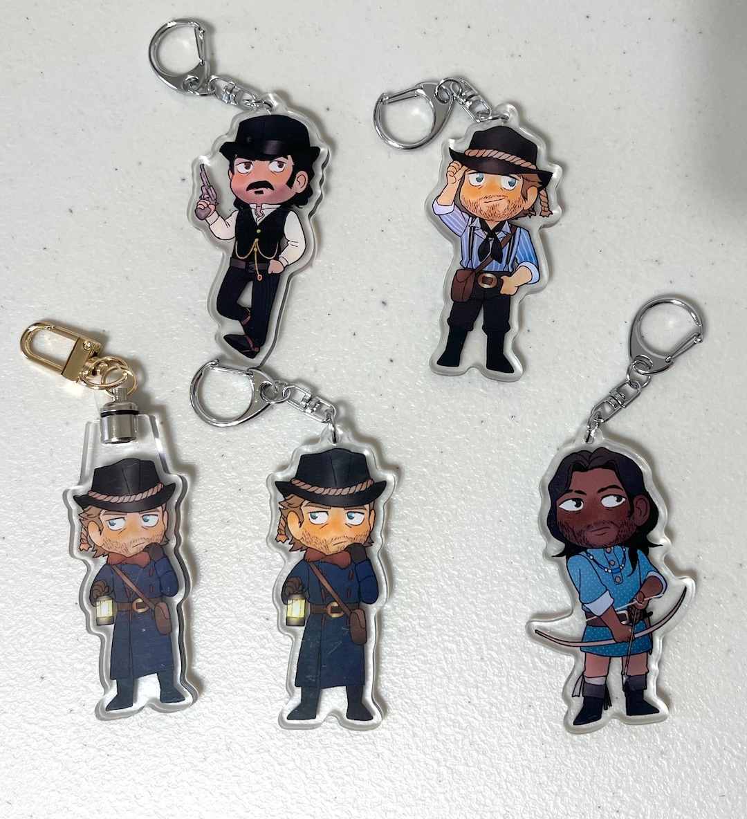 Arthur Morgan | Acrylic Keychain | Red Dead Redemption Inspired | RDR2 ...