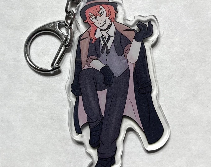 Bungo Stray Dogs Chuuya Nakahara Acrylic Keychain - Etsy