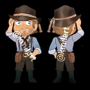 Arthur Morgan | Acrylic Keychain | Red Dead Redemption Inspired | RDR2 ...