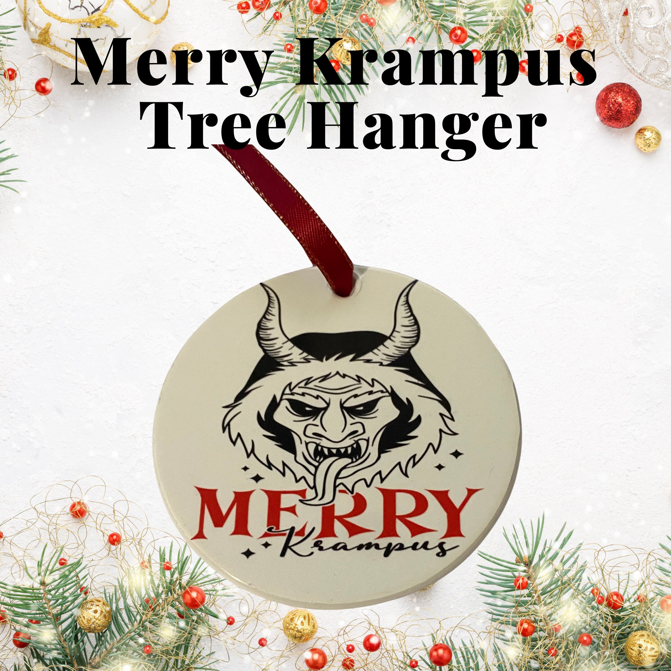 Merry Krampus Tree Hanger/decoration - Etsy
