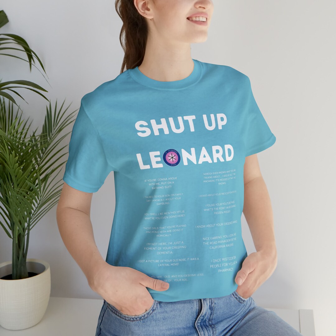 Community TV Show Shut up Leonard. Six Seasons and a Movie! - Etsy