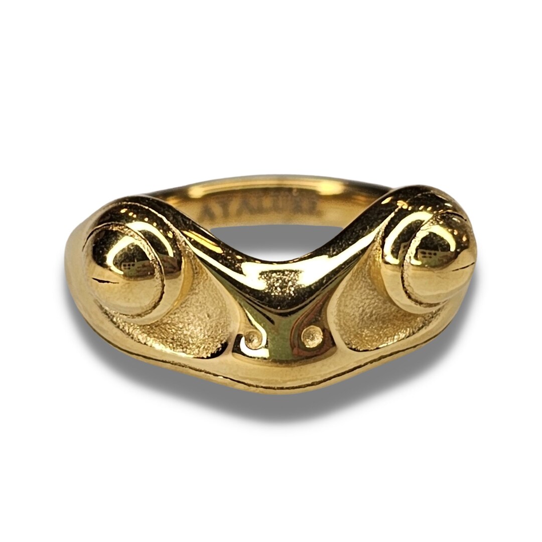 Kermit the Frog Ring | Cute Frog 18k Gold Ring - Etsy
