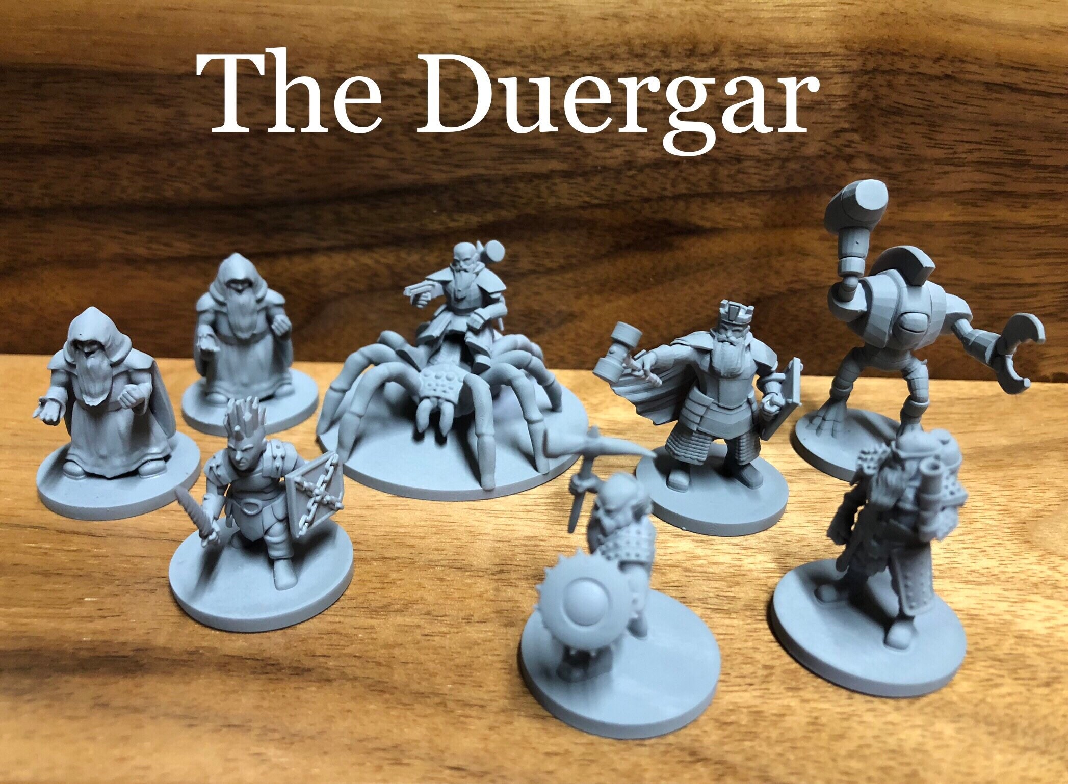 Duergar Collection Dwarves Underdark D&D Pathfinder 32mm 28mm Minis ...