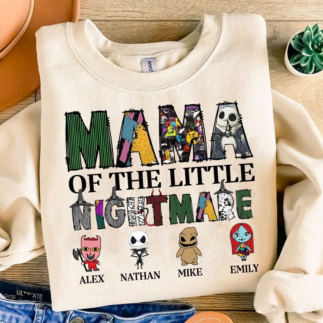 CUSTOM Horror Mama Png, Mama of the Nightmares Png, Custom Mom Gift Png ...