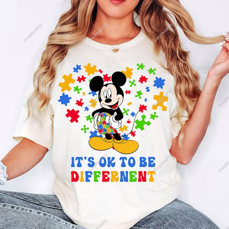 Mickey Autism PNG, Puzzle Piece Png, Autism Awareness Png, Mouse and ...