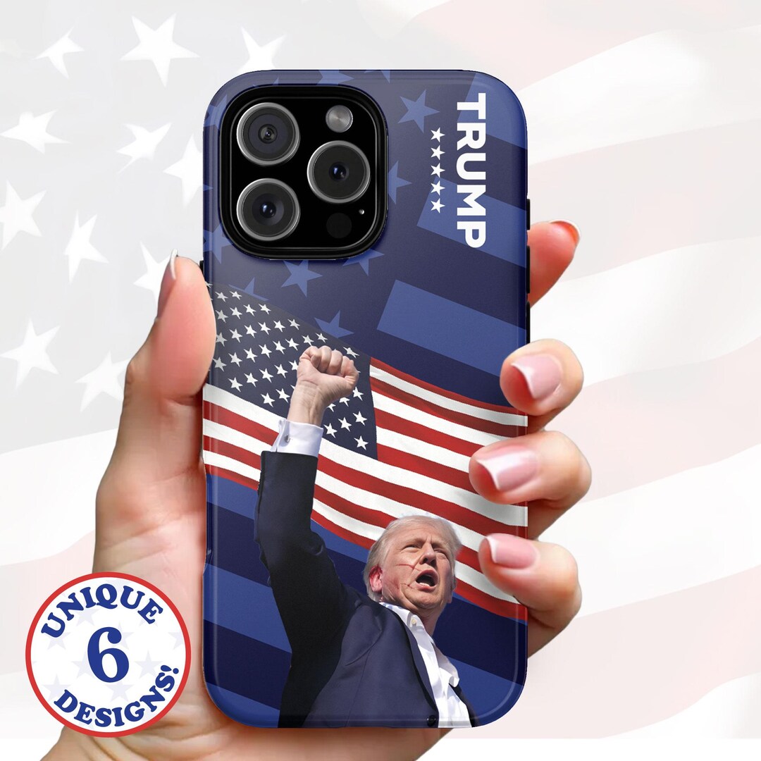 Trump Phone Case, MAGA Case for iPhone 15, 16, 17 Pro Max, Patriotic ...