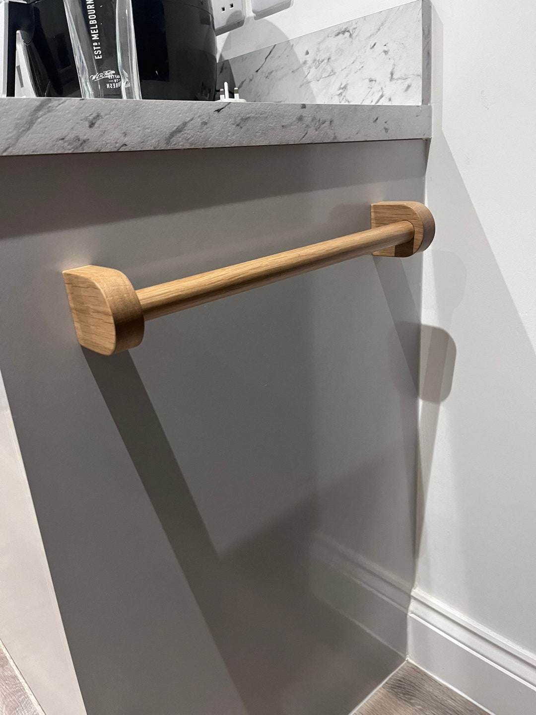 Bespoke Solid Oak Towel Rail. - Etsy