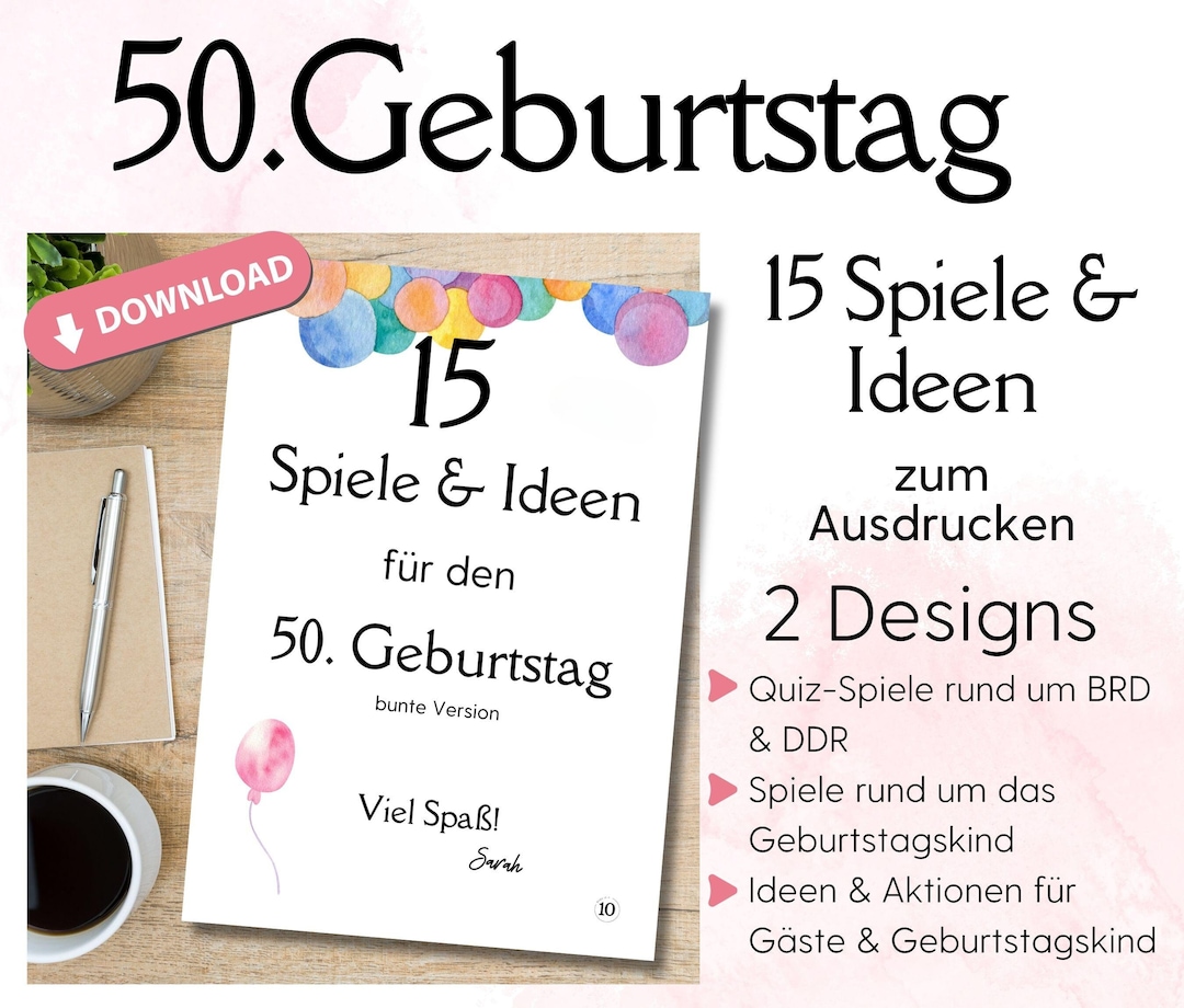 Partyspiele Fur 50 Geburtstag