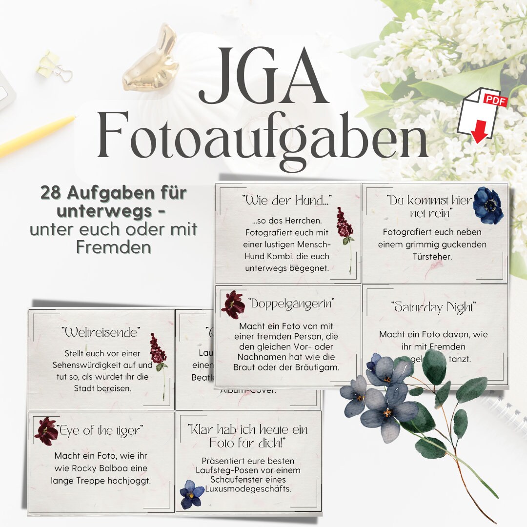 JGA Ideen Foto Aufgaben, JGA Ideen Frauen ruhig, JGA Ideen Spiele ...