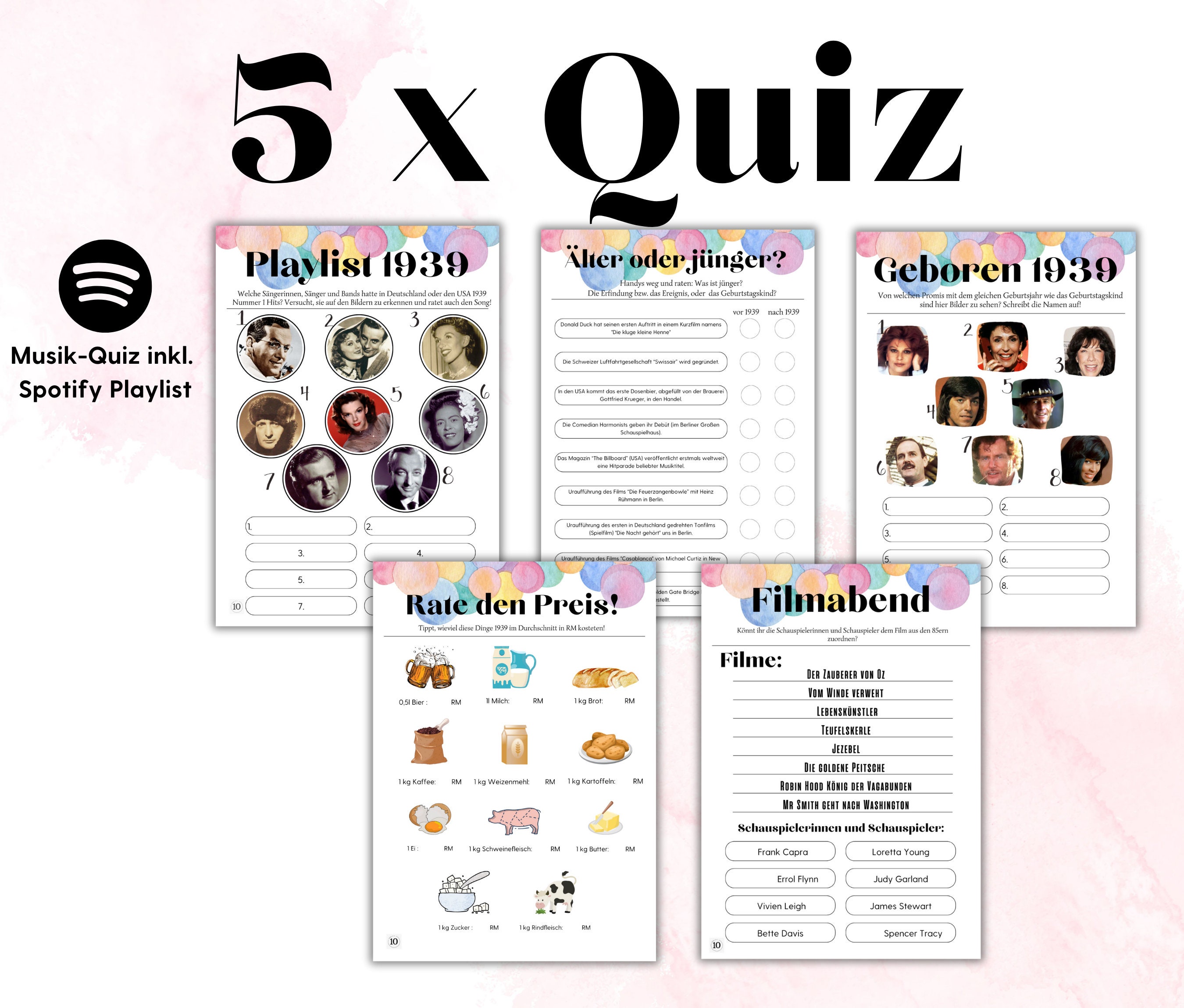 85th Birthday Games, 85th Birthday Quiz, Games for 85th Birthday Man ...