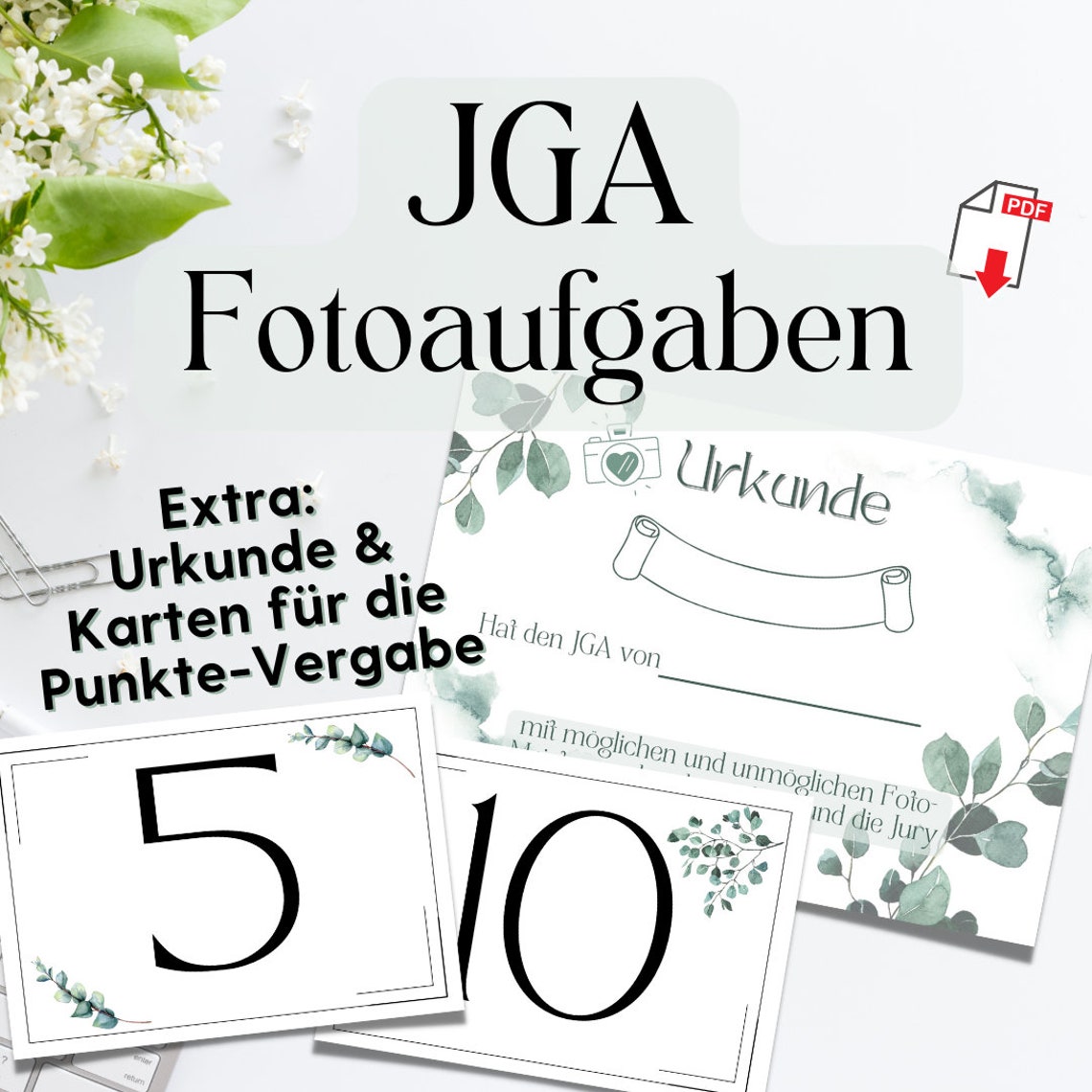 Boho Fotosafari JGA, Lustige Fotoaufgaben JGA, Jungesellenabschied ...