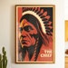 Native American Chief Poster Western Wall Art Western Home - Etsy