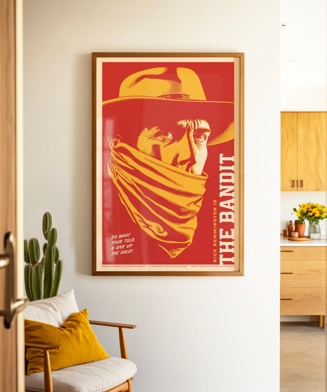 Vintage Western Movie Poster, Cowboy Wall Art, Western Wall Decor, Wild ...