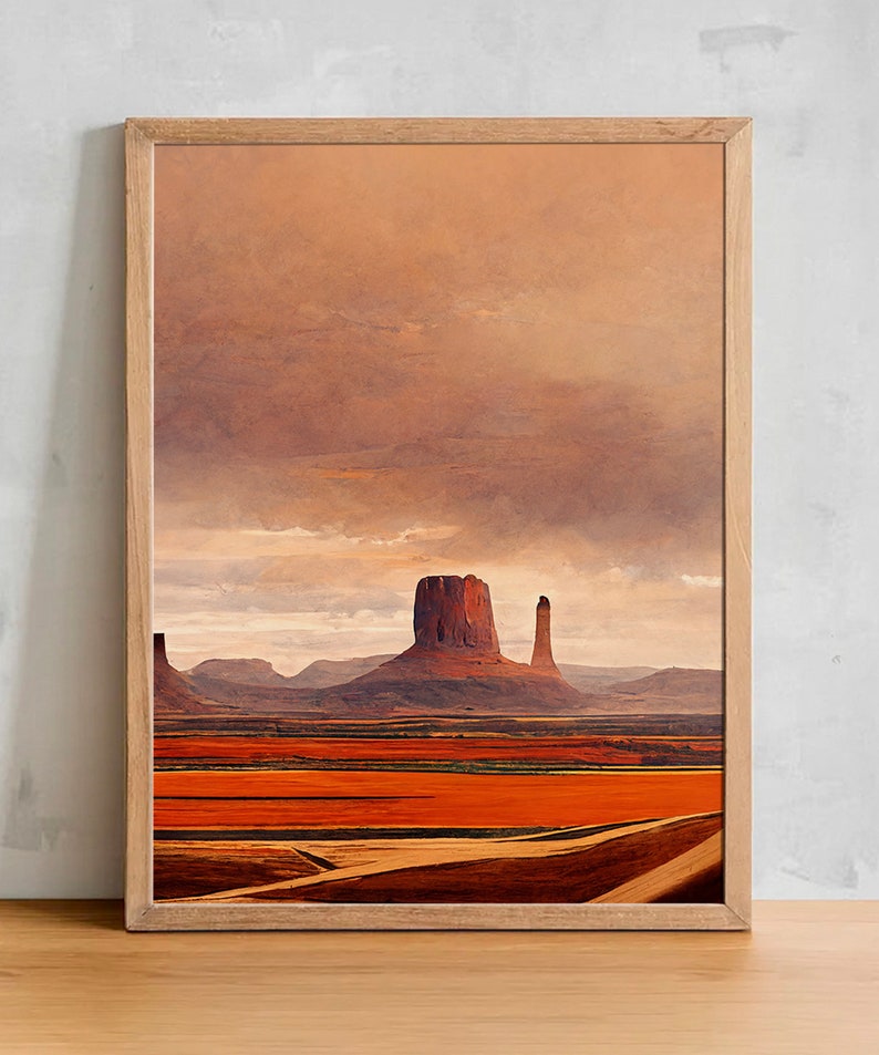 Arizona Desert Landscape Print 2 Desert Poster Print - Etsy