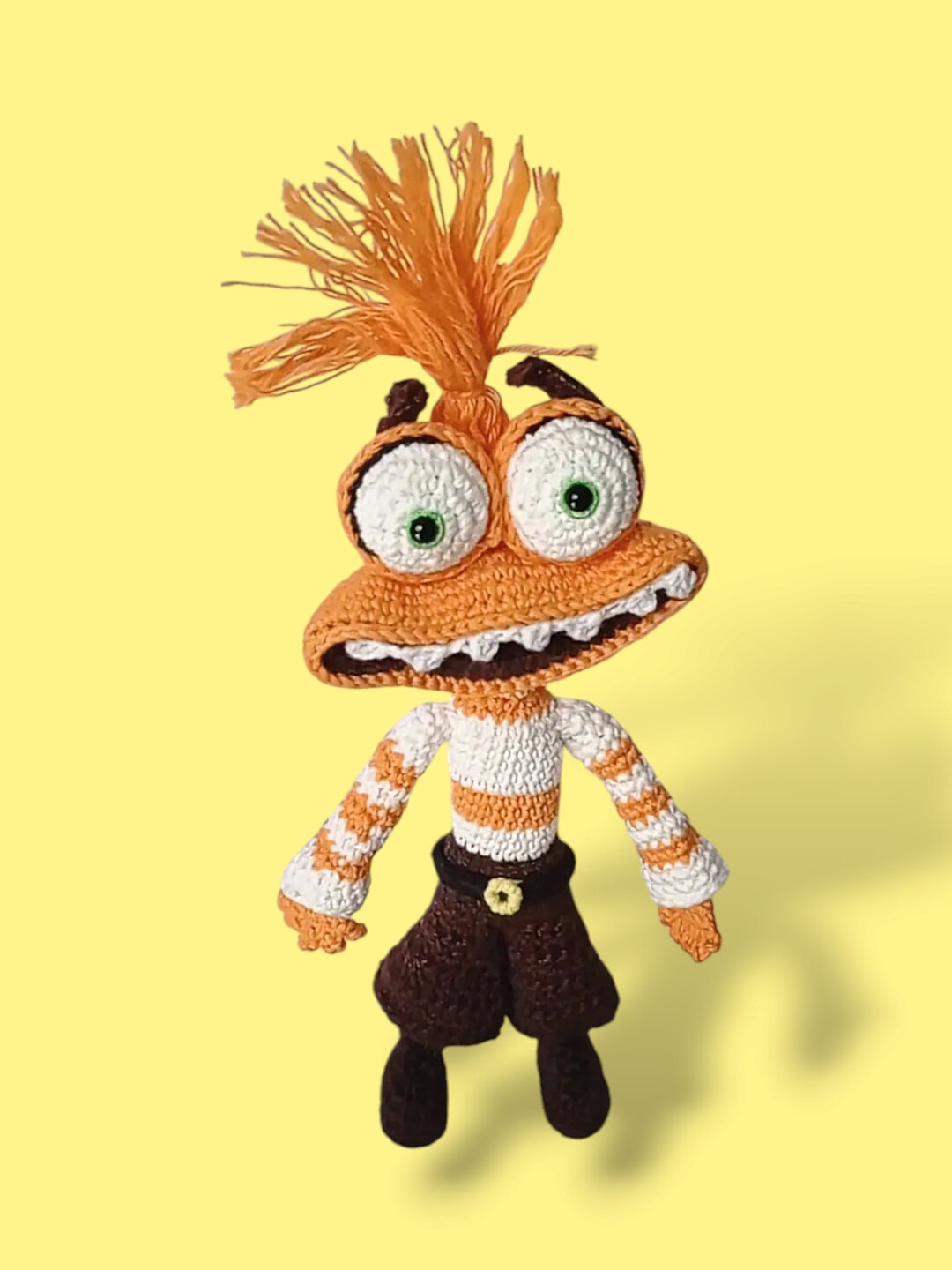 Anxiety Emotion Puppet Amigurumi, Inside Out 2 - Etsy