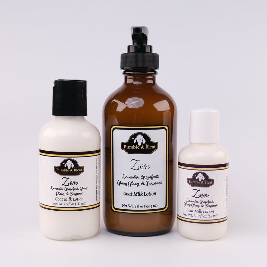 Zen Goat Milk and Honey Lotion - Etsy