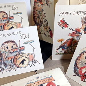 Violin and Piano HAPPY BIRTHDAY Card. Classical Music Concert Duo ...