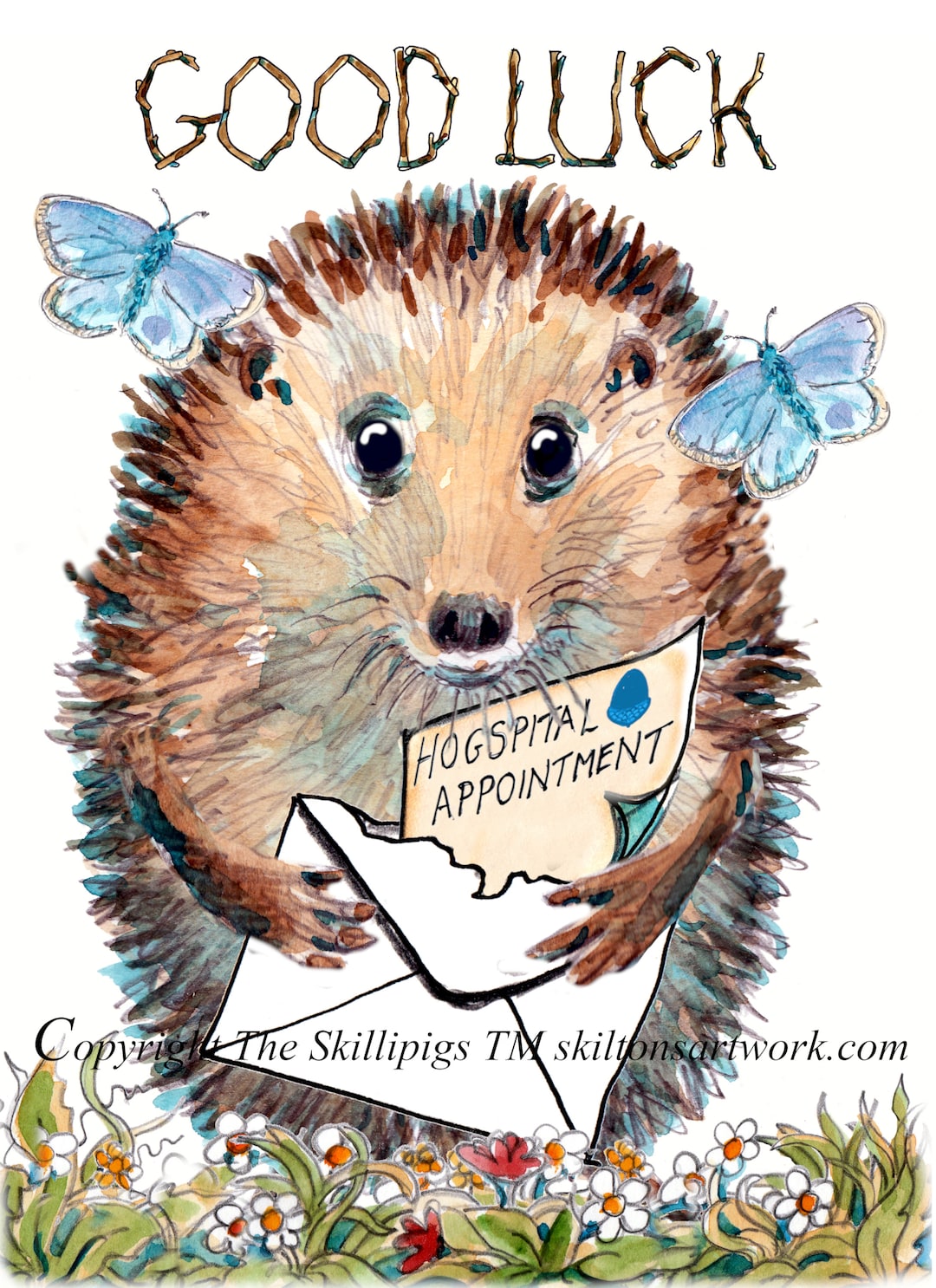 GOOD LUCK Hospital Appointment Card, Operation, Procedure Treatment Etc ...