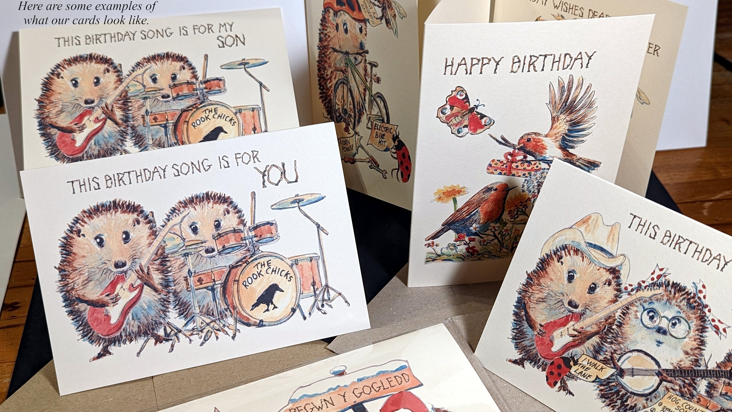 Happy Birthday Card With Blue Grass Banjo Player Female - Etsy