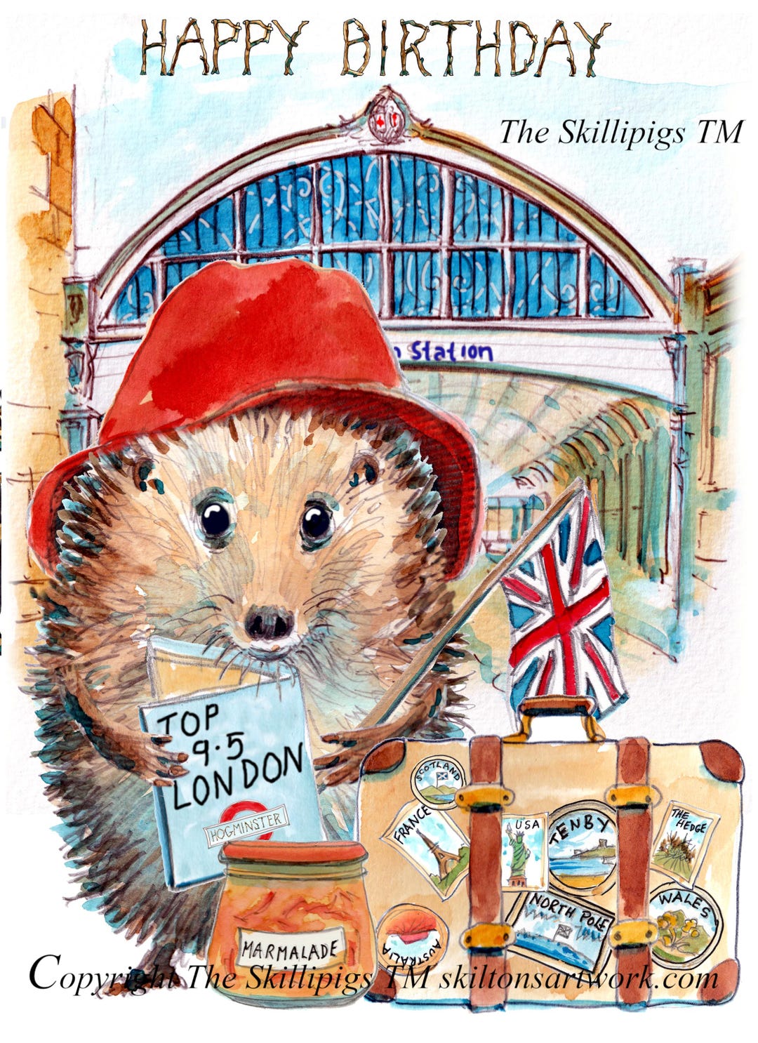 Paddington Station Happy Birthday With 'spike' Our Hedgehog Tribute ...