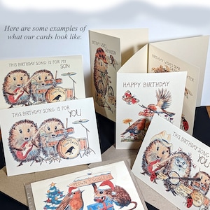 3502 Choir Happy Birthday Card, A Music Birthday Chorus for You. A ...