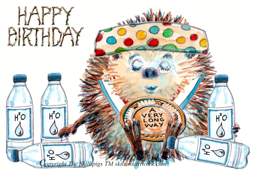 3025 Runner HAPPY BIRTHDAY Marathon Runner Card. A Runner 5k 10K ...