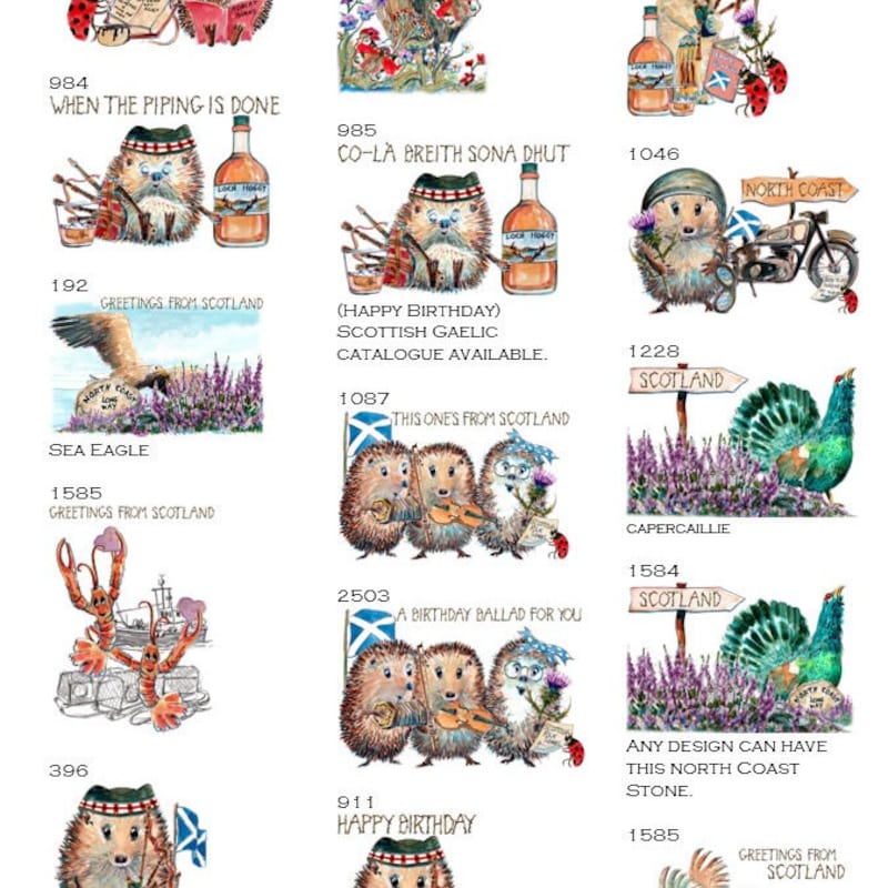 Scottish Cards - Etsy UK