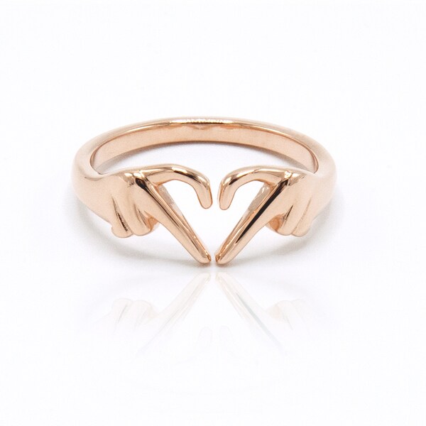 Hand Shaped Ring - Etsy