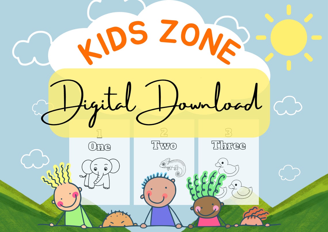 20 Printable Numbering Coloring Pages, Coloring Page, Preschool ...