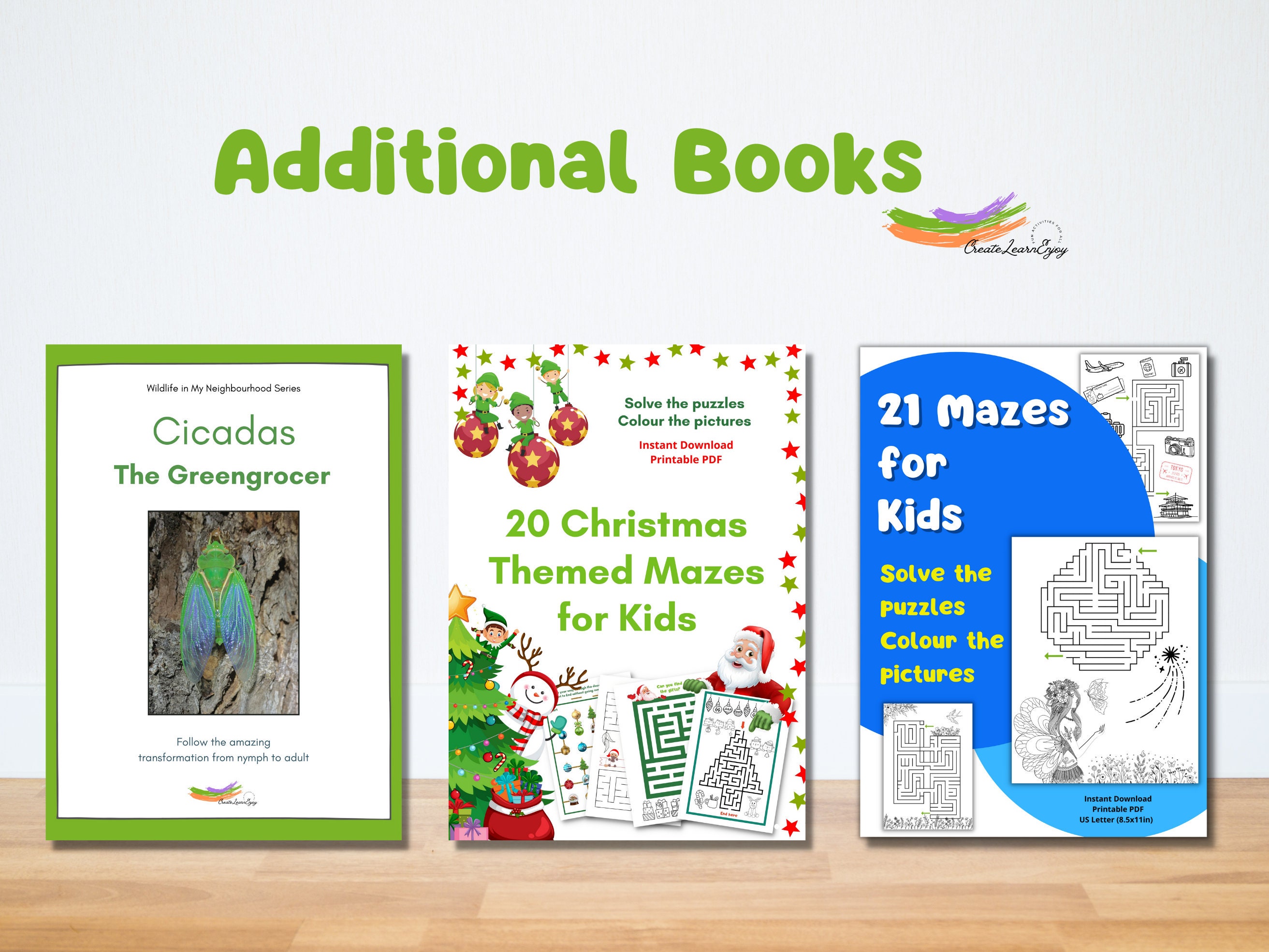 35 Mazes for Kids Novel Mazes and Engaging Pics to Colour. Variety of ...