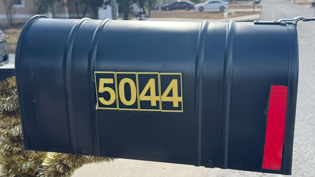 Mailbox House Numbers 3D Printed - Etsy