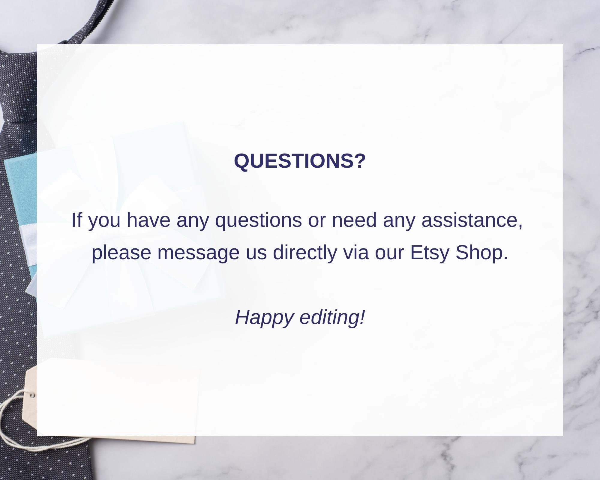 Editable Father's Day Card Template Dad Photo Card - Etsy