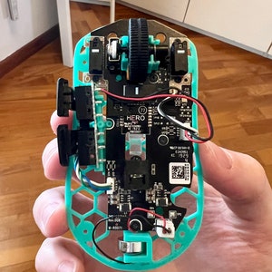 3DLT 43g Logitech G305 Mod ULTRALIGHT- Pile a Bottone - [SOLO File Di ...