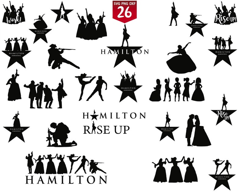 Hamilton Rise up Musical SVG DXF PNG Digital Download - Etsy