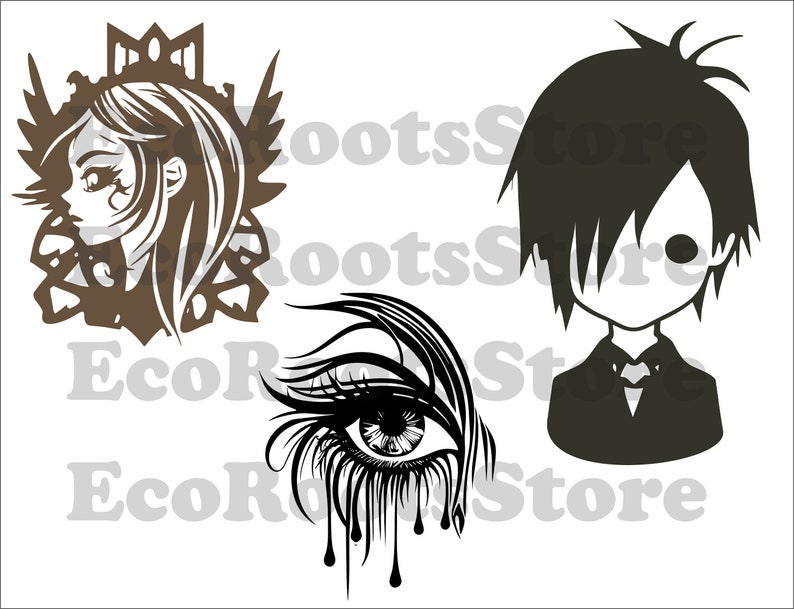 GOTH Decor Gothic SVG Instant Download Dark Decor Mystical Bundle Svg ...