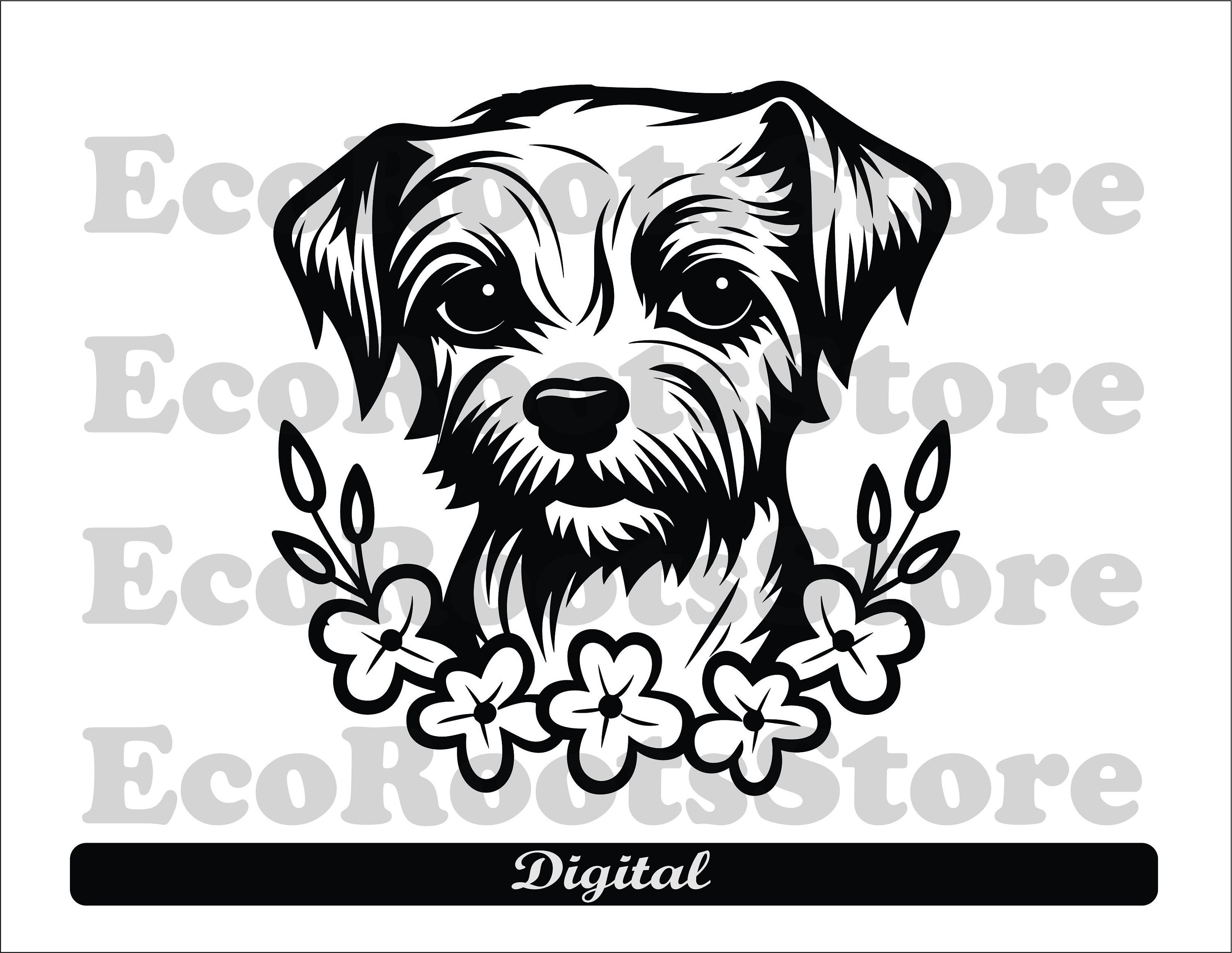 Pet Lover Dog Cut Files Svg Digital Download Eps Png Pdf Dxf Flowers ...