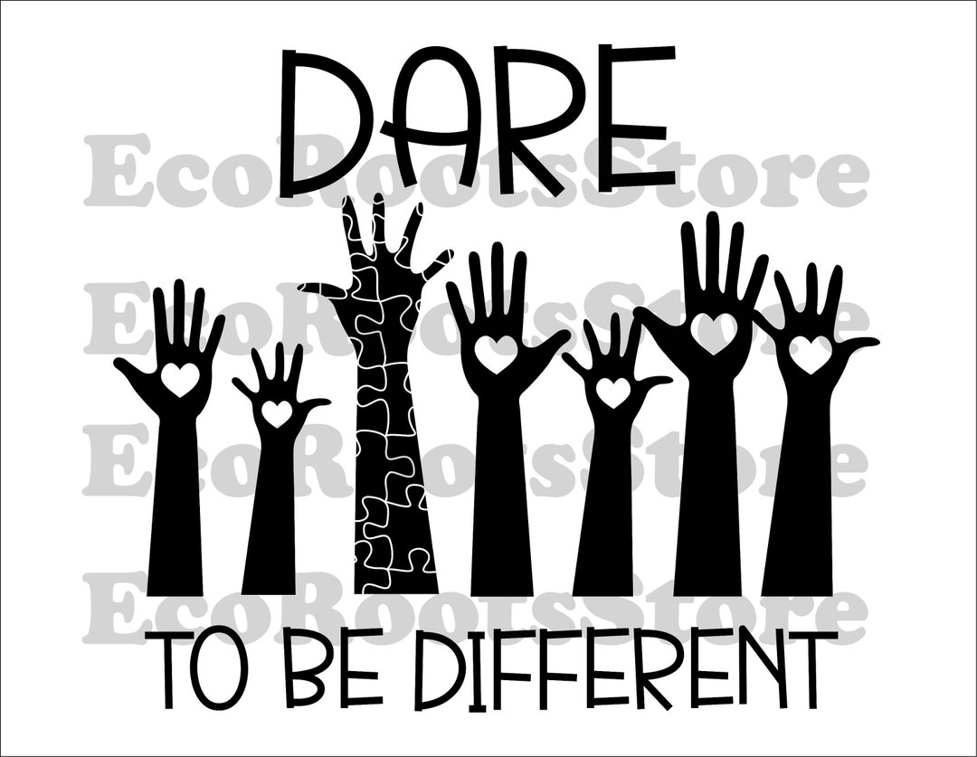 Dare to Be Different SVG Instant Download Cut File Cricut Silhouette ...