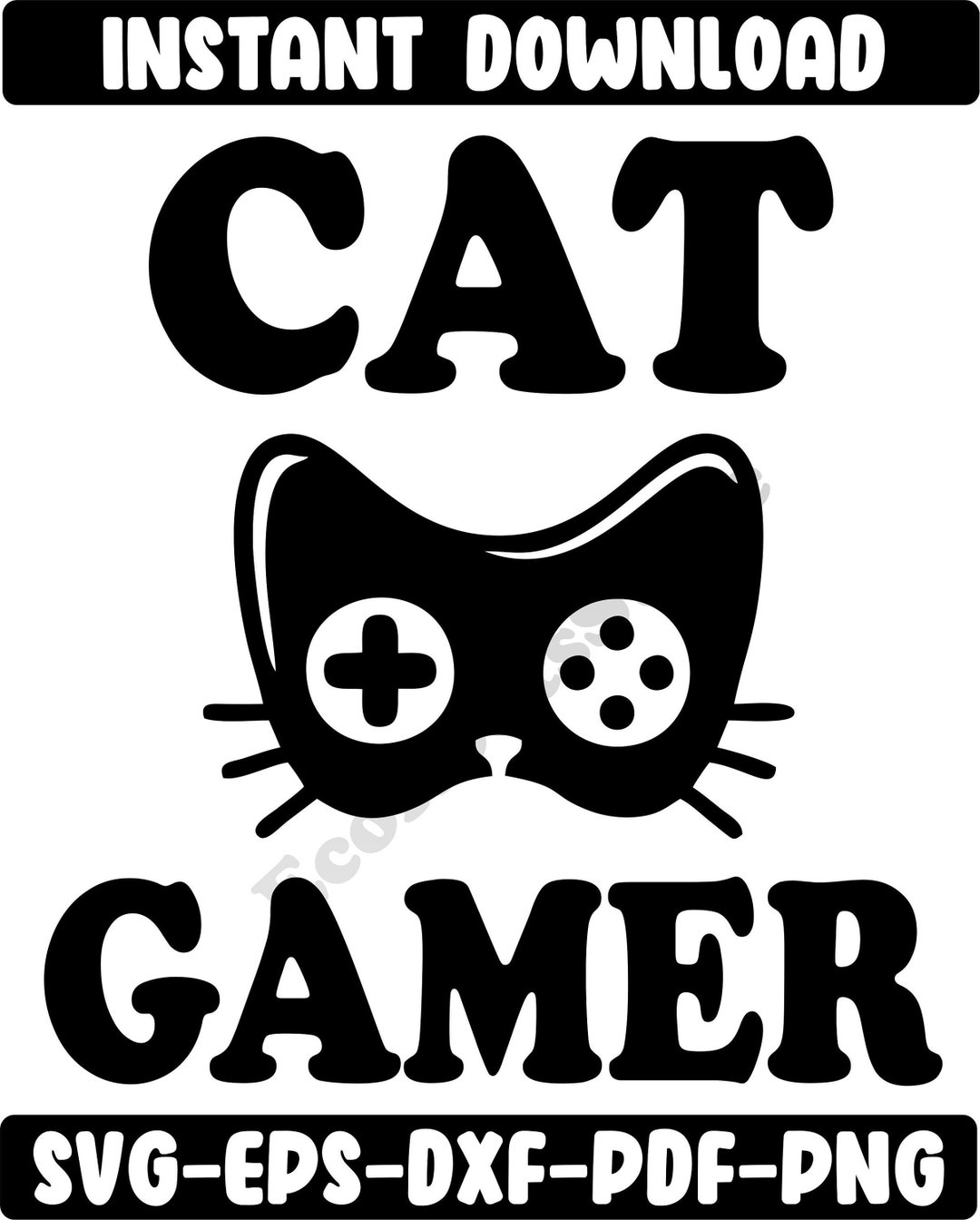 Cat Gamer Svg Eps Dxf Pdf Png Design Cutting File For Vinyl Etsy Canada cat-gamer-svg-eps-dxf-pdf-png-design-cutting-file-for-vinyl-etsy-canada