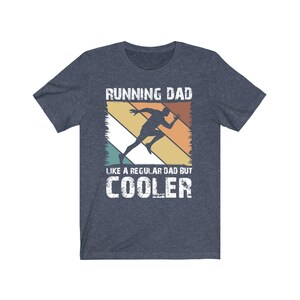 Running Dad Shirt, Like a Regular Dad but Cooler, Runner Tee, Sportsmen ...