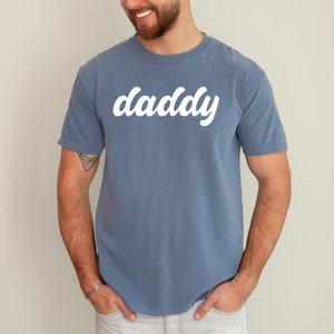 Comfort Colors Daddy T-shirt, Custom Retro Daddy T-shirt, Personalized ...