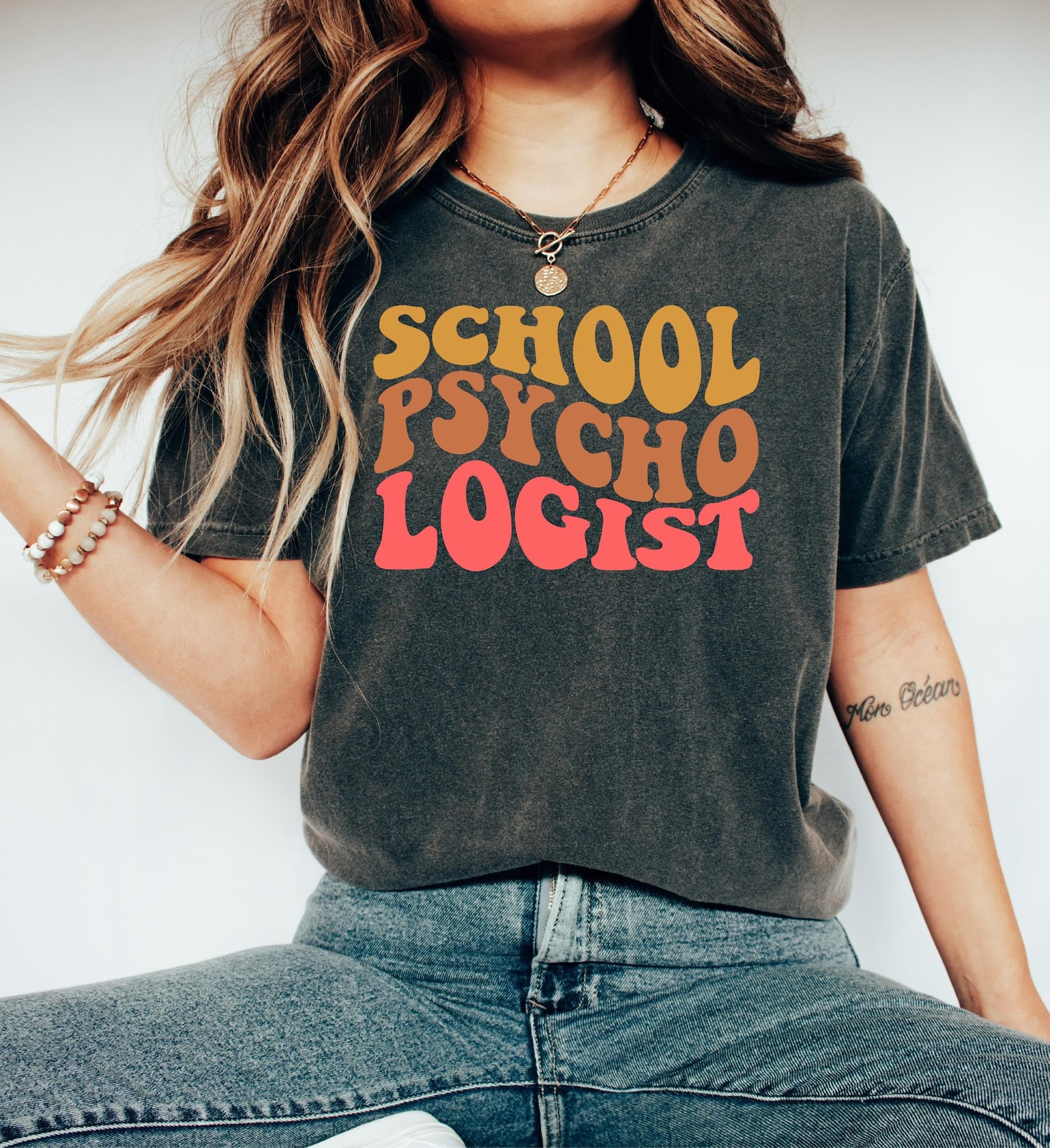 Comfort Colors School Psychologist Shirt, School Psych Tee, Teacher T ...