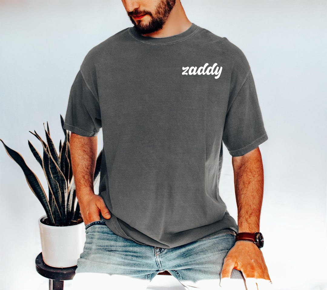 Zaddy Shirt, Funny Husband Gift for Fathers Day, Cool Dad Tee for ...