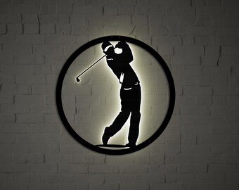 Golf Metal Wall Art, Golf Art Metal , Gift for Golfer, Gift for Him ...
