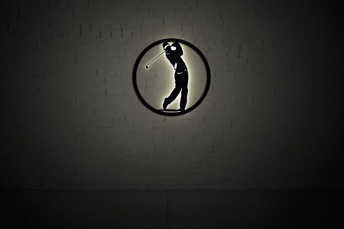 Golf Metal Wall Art Golf Metal Art Golfer Gift Gift for - Etsy