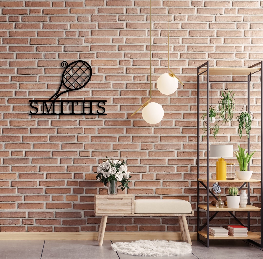 Personalized Tennis Gift, Customized Tennis Gift, Custom Tennis Wall ...