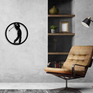 Golf Metal Wall Art, Golf Metal Art, Golfer Gift, Gift for Him, Golf ...