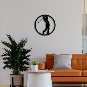 Golf Metal Wall Art, Golf Metal Art, Golfer Gift, Gift for Him, Golf ...